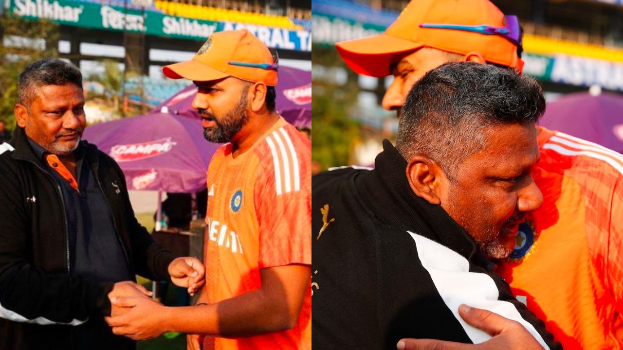 Watch- Rohit Sharma comes up with heartwarming gesture for Sarfaraz ...