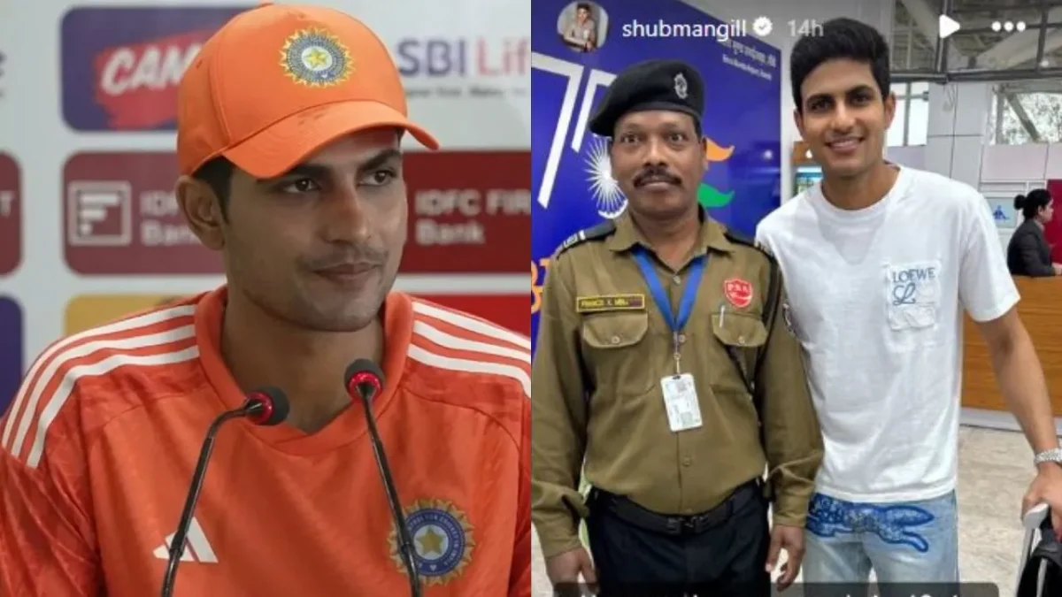 "Honored to meet him," says Shubman Gill after meeting Robin Minz's ...