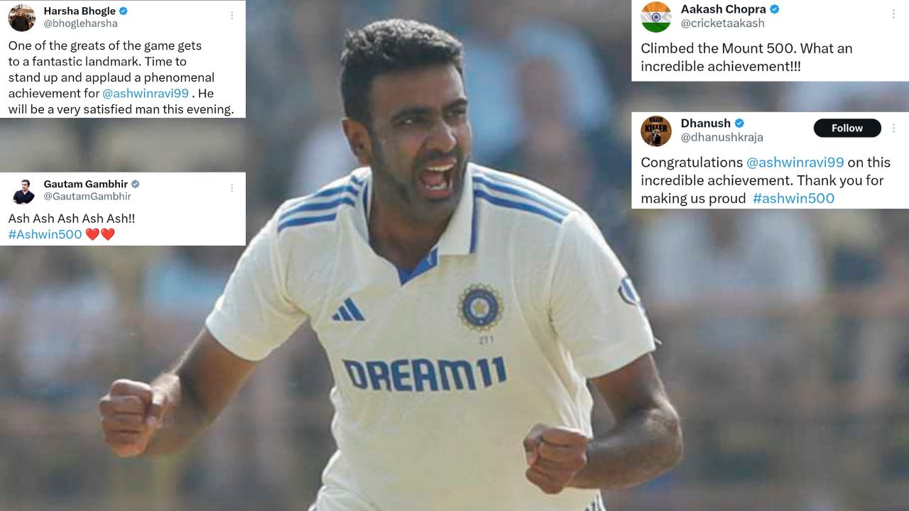 "What an achievement" - Twitter applauds Ravichandran Ashwin as he ...