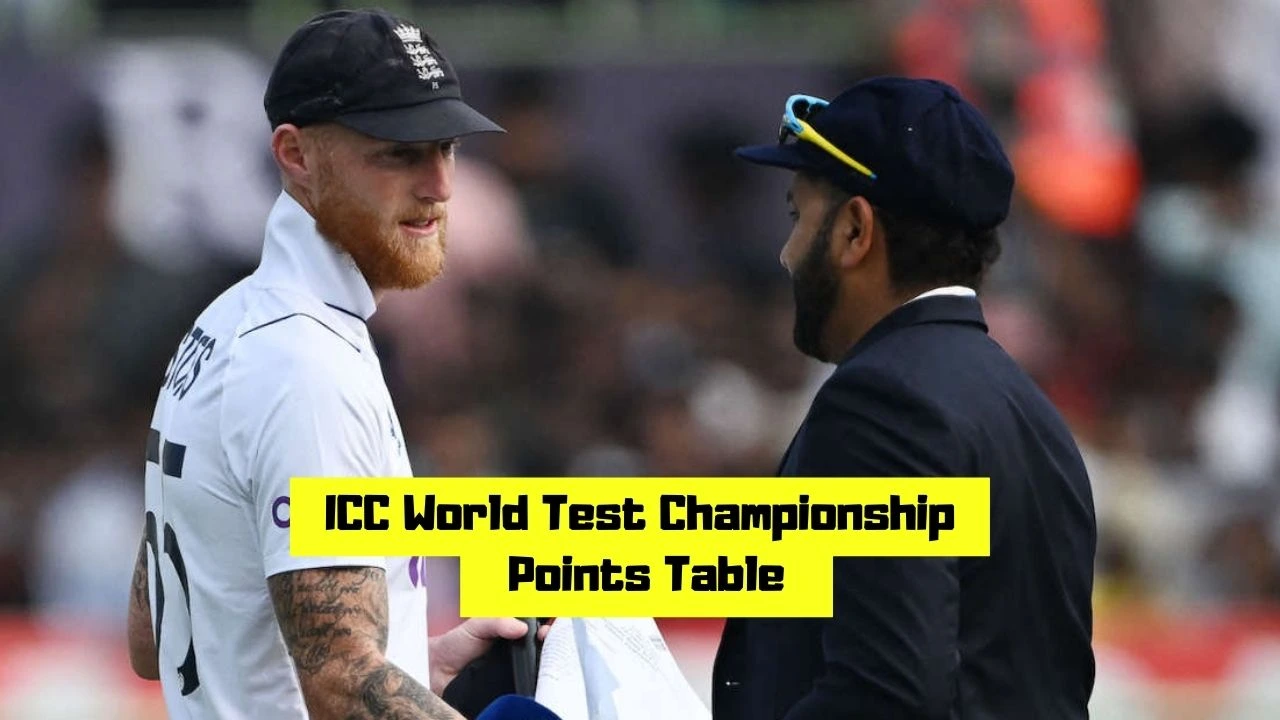 Updated ICC World Test Championship Points Table After IND vs ENG 4th ...