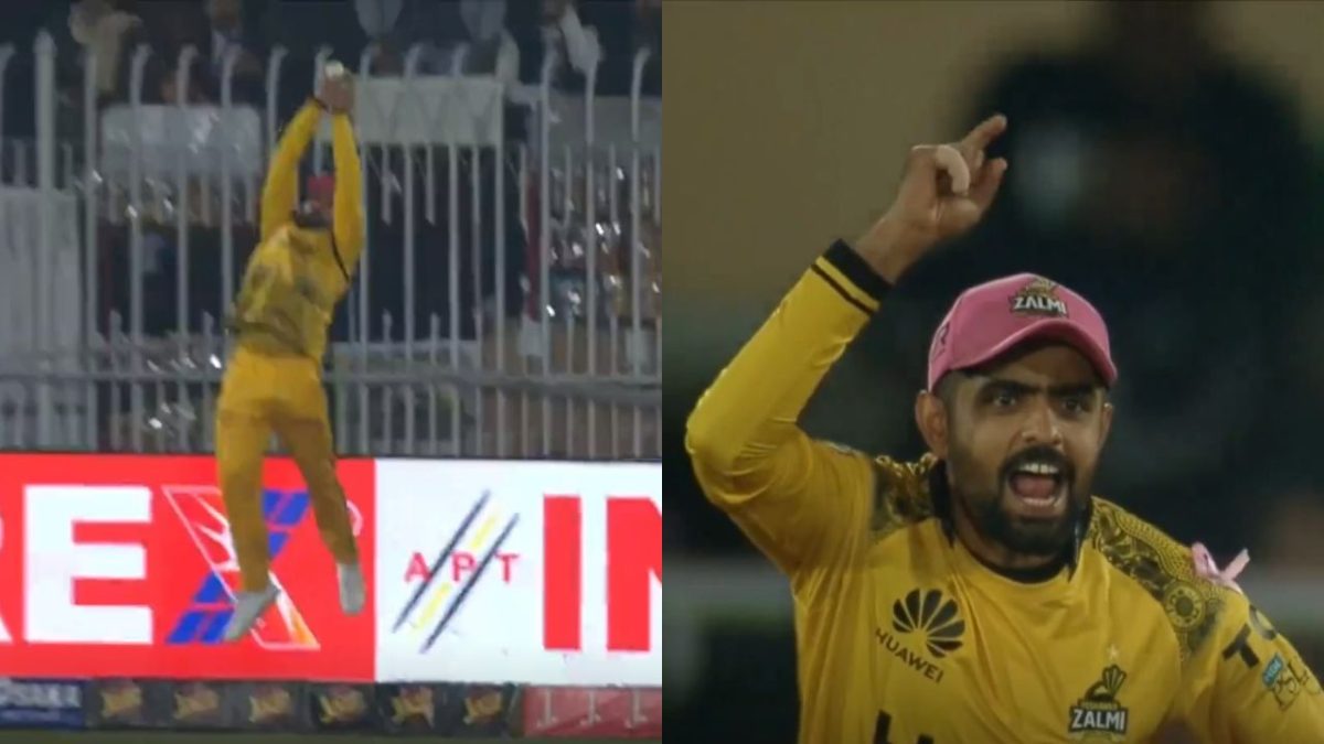 Watch- Asif Ali takes a jaw-dropping catch on the boundary ropes to ...