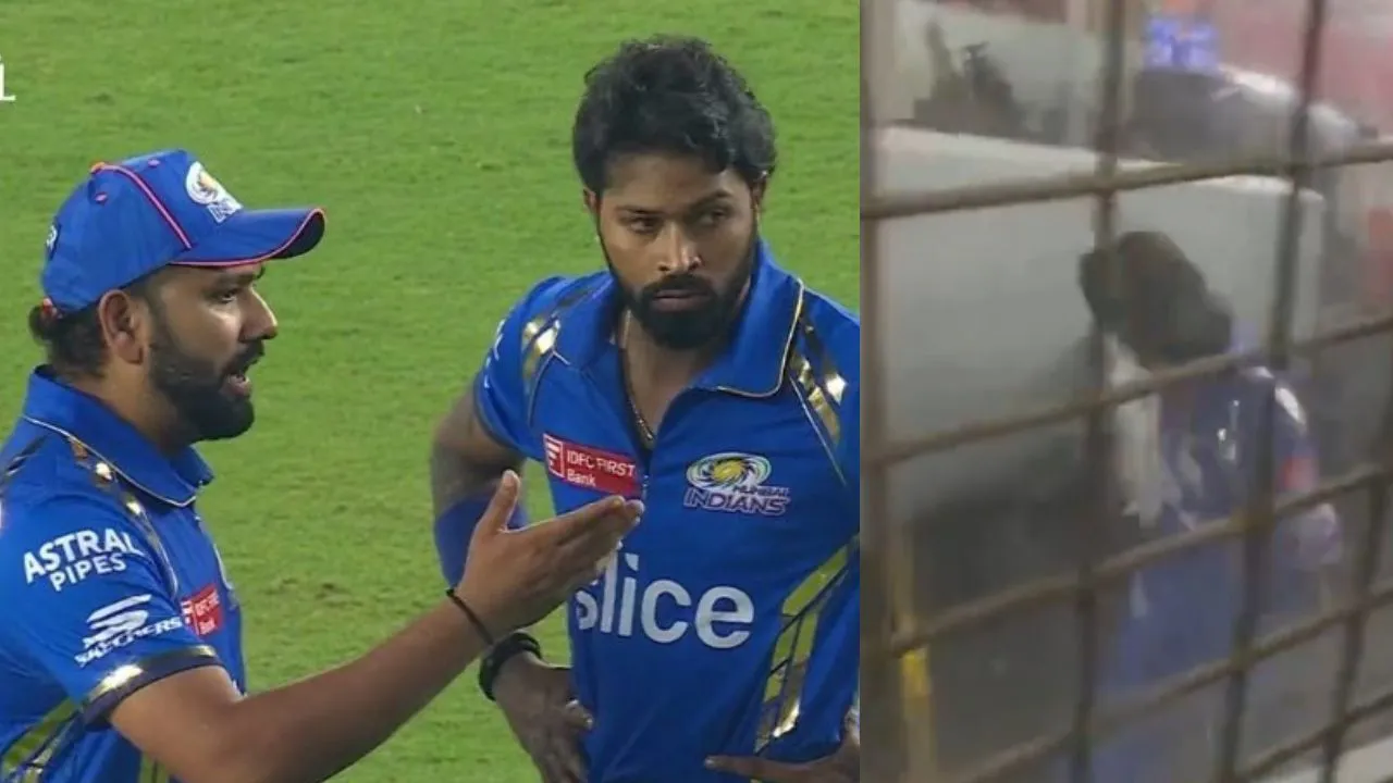 Watch: Hardik Pandya declared 'chapri' as Rohit Sharma fans bombard all ...