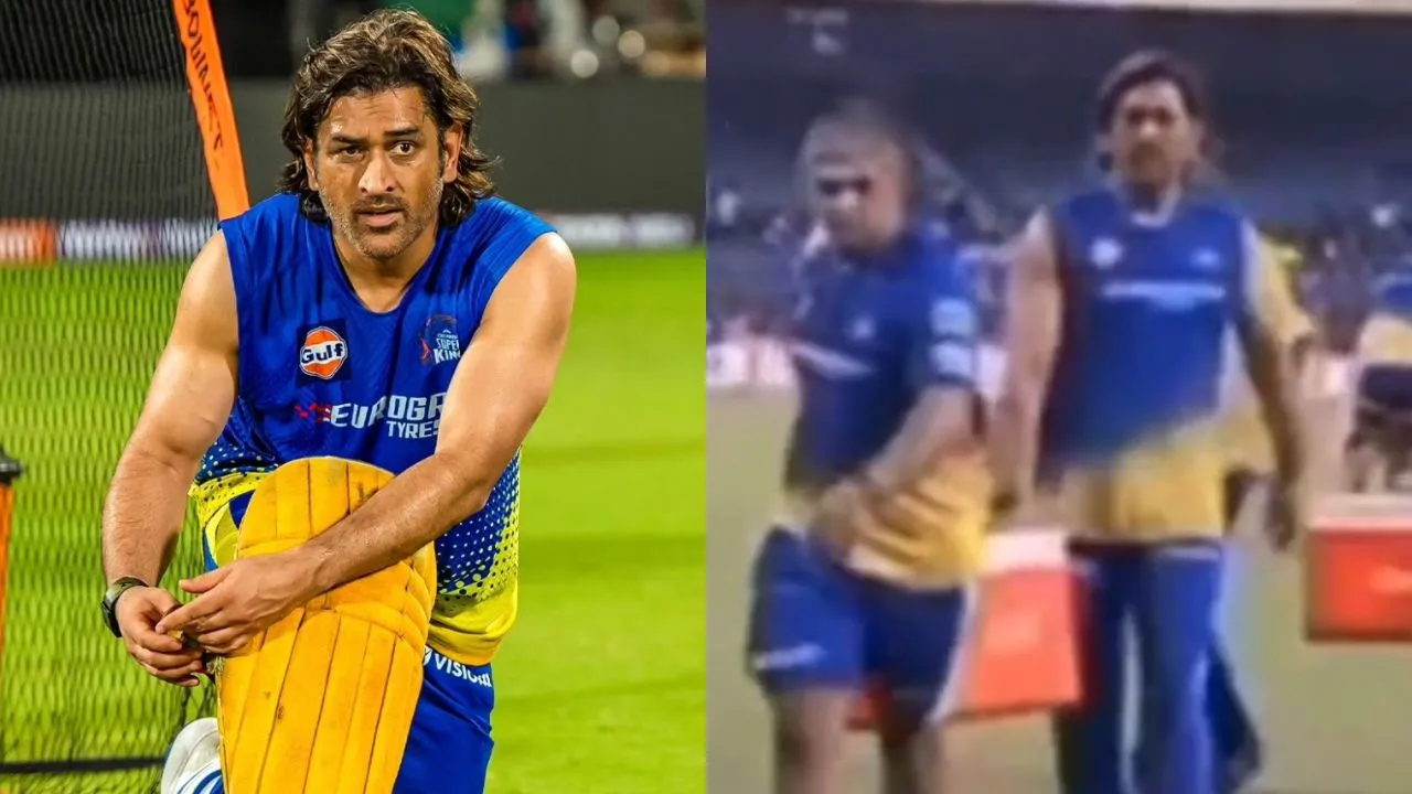 Watch: MS Dhoni comes up with heartwarming gesture for support staff ...