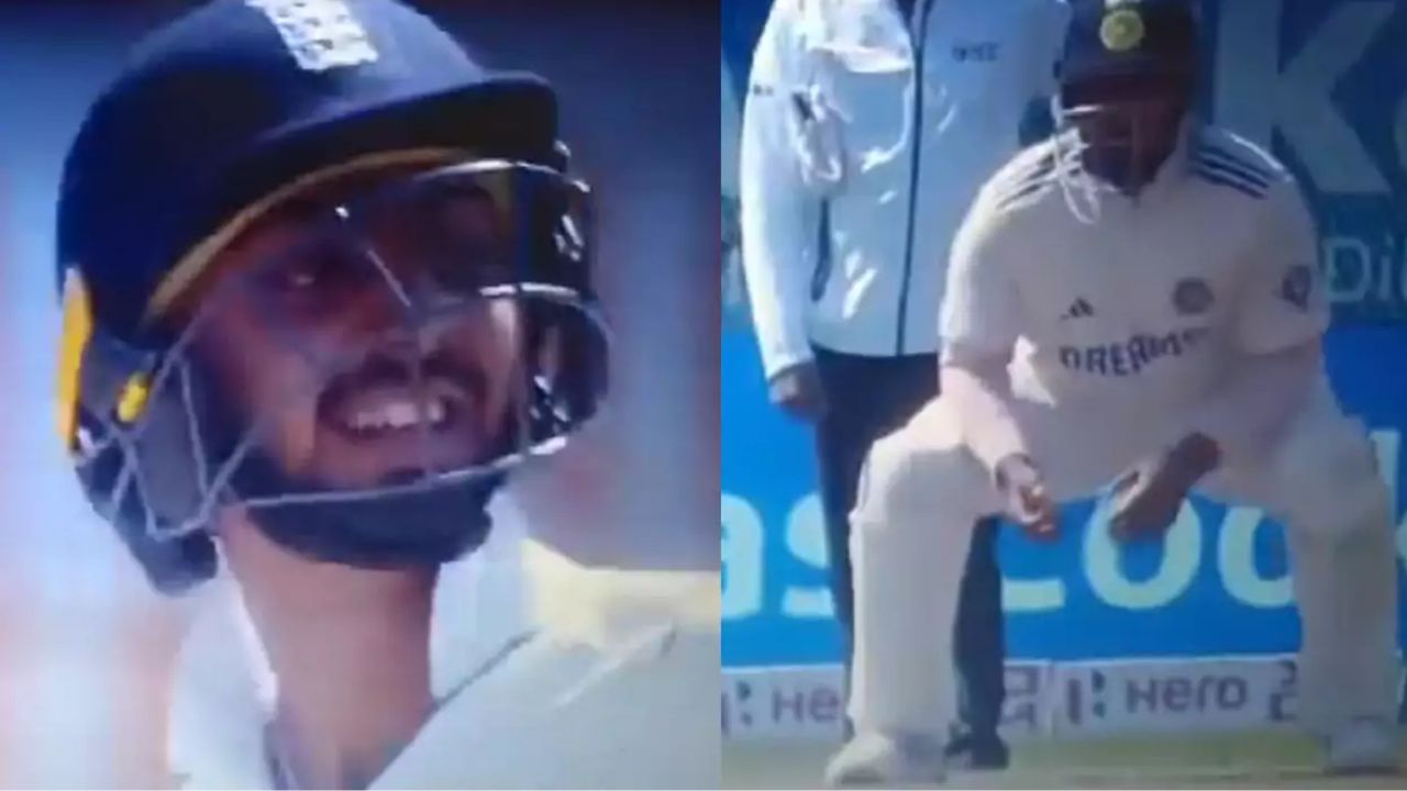 Sarfaraz Khan gets heavy on Shoaib Bashir!! Chirps English bowler to ...